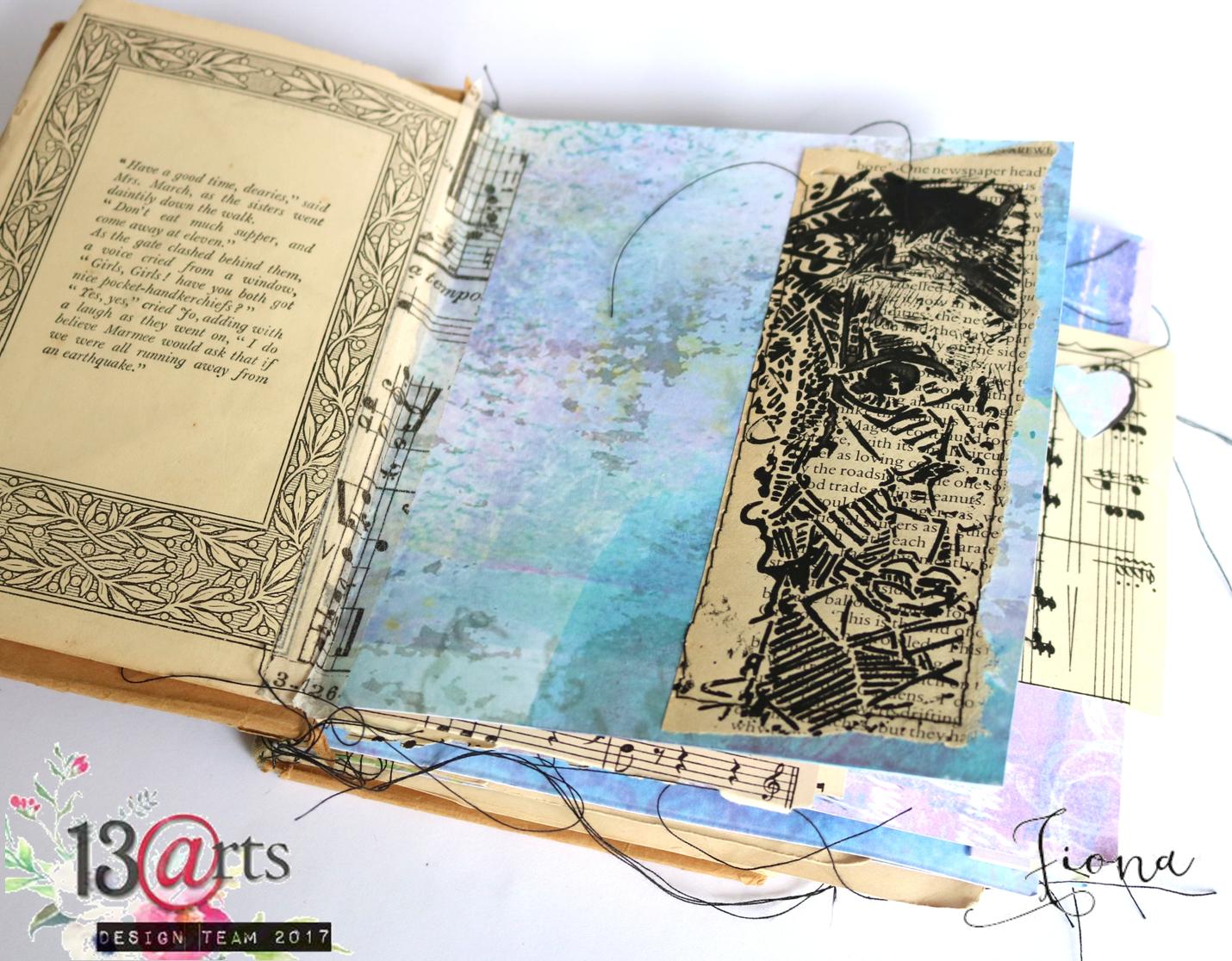 13 arts: Handmade Journal by Fiona
