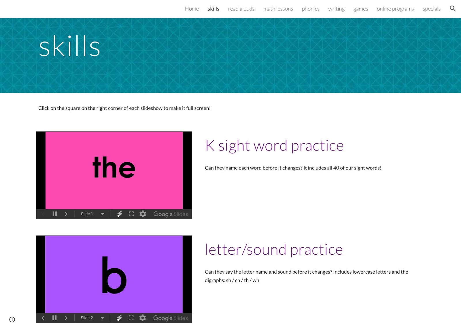 Distance Learning in Kindergarten