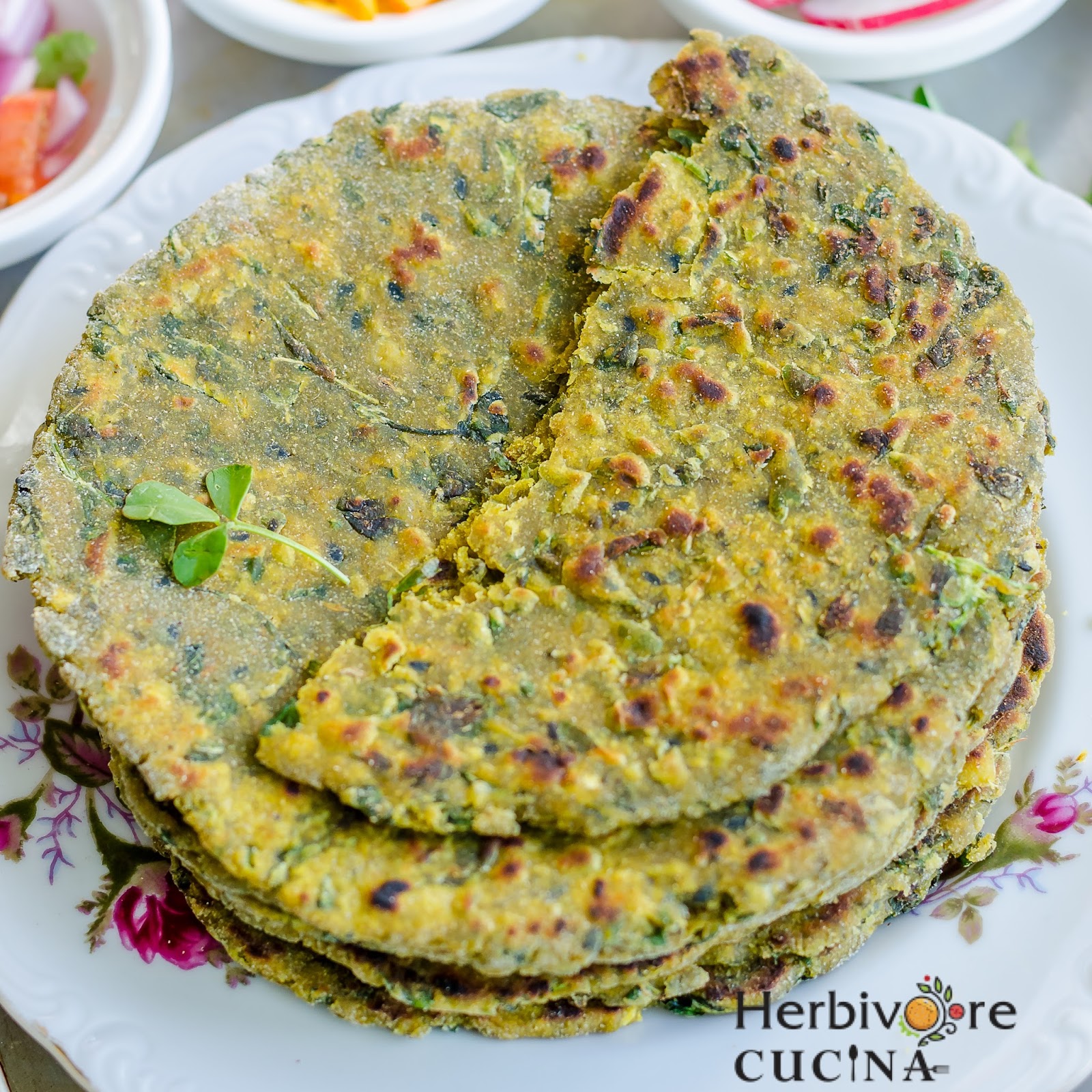 Herbivore Cucina: Bajri Dhebra | Pearl Millet Flatbreads
