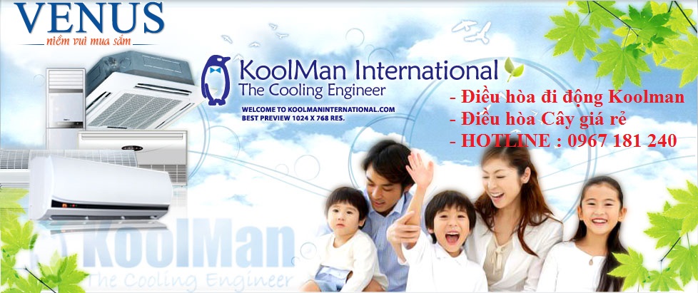 Điều hòa di động Koolman KP-128BM ~ Điều hòa di động giá rẻ