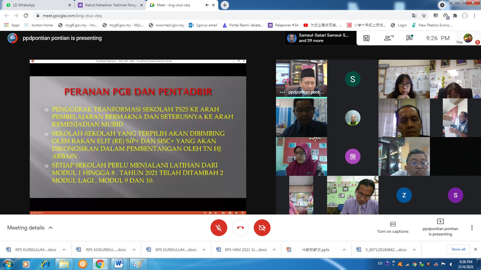 翰の记事簿: Taklimat Pengenalan TS25, Bimbingan dan Panduan Pelaksanaan ...