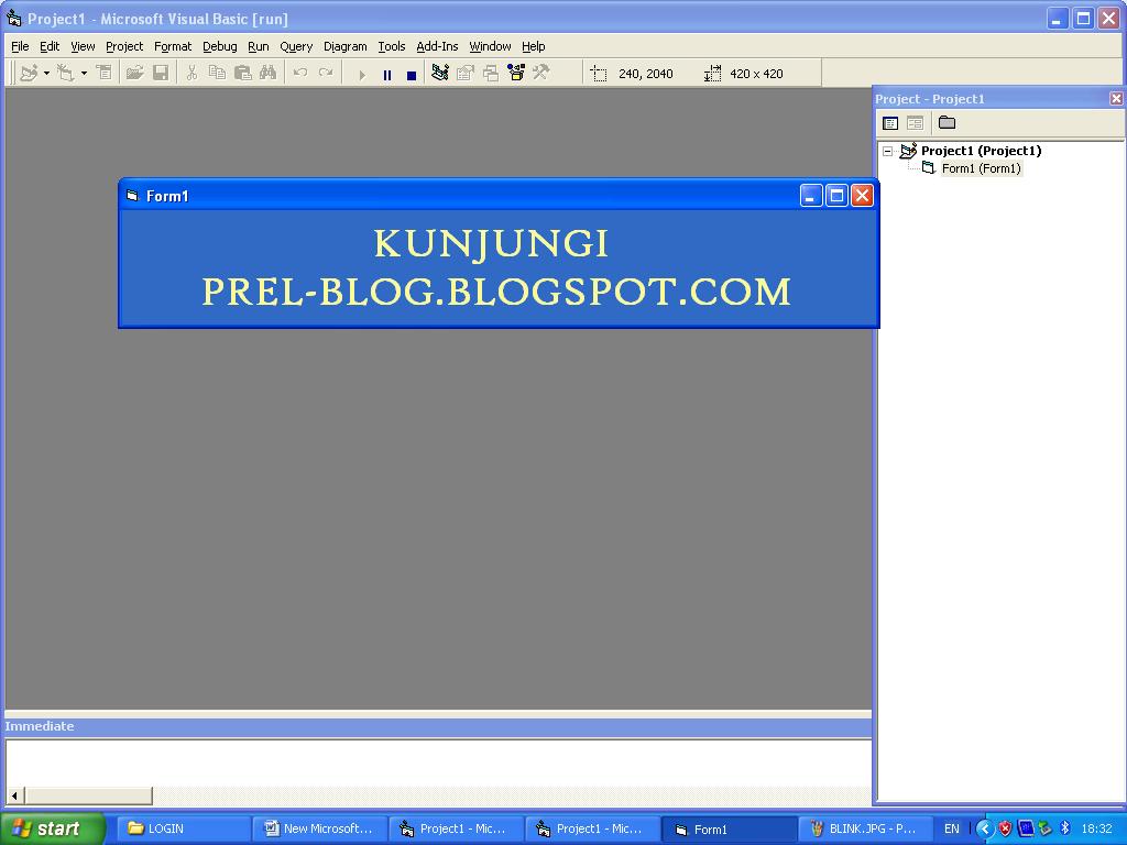 CARA MEMBUAT TULISAN BERKEDIP DENGAN VISUAL BASIC ~ ››››®♂ŤĘЌŅÕLØG¥♀®‹‹‹‹ CARA MEMBUAT TULISAN BERKEDIP DENGAN VISUAL BASIC ~ ››››®♂ŤĘЌŅÕLØG¥♀®‹‹‹‹