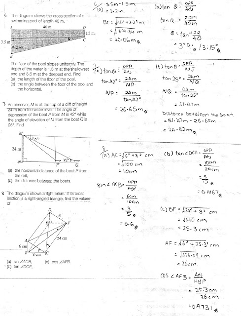 aay TUITION : F3 Math (1/5/2020) - Chapter 5 trigonometric ratios ...