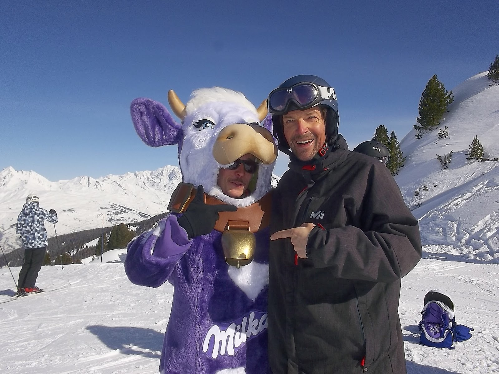 Les Maratouristes DREUX 28: Stéphane a retrouvé sa copine à La Plagne