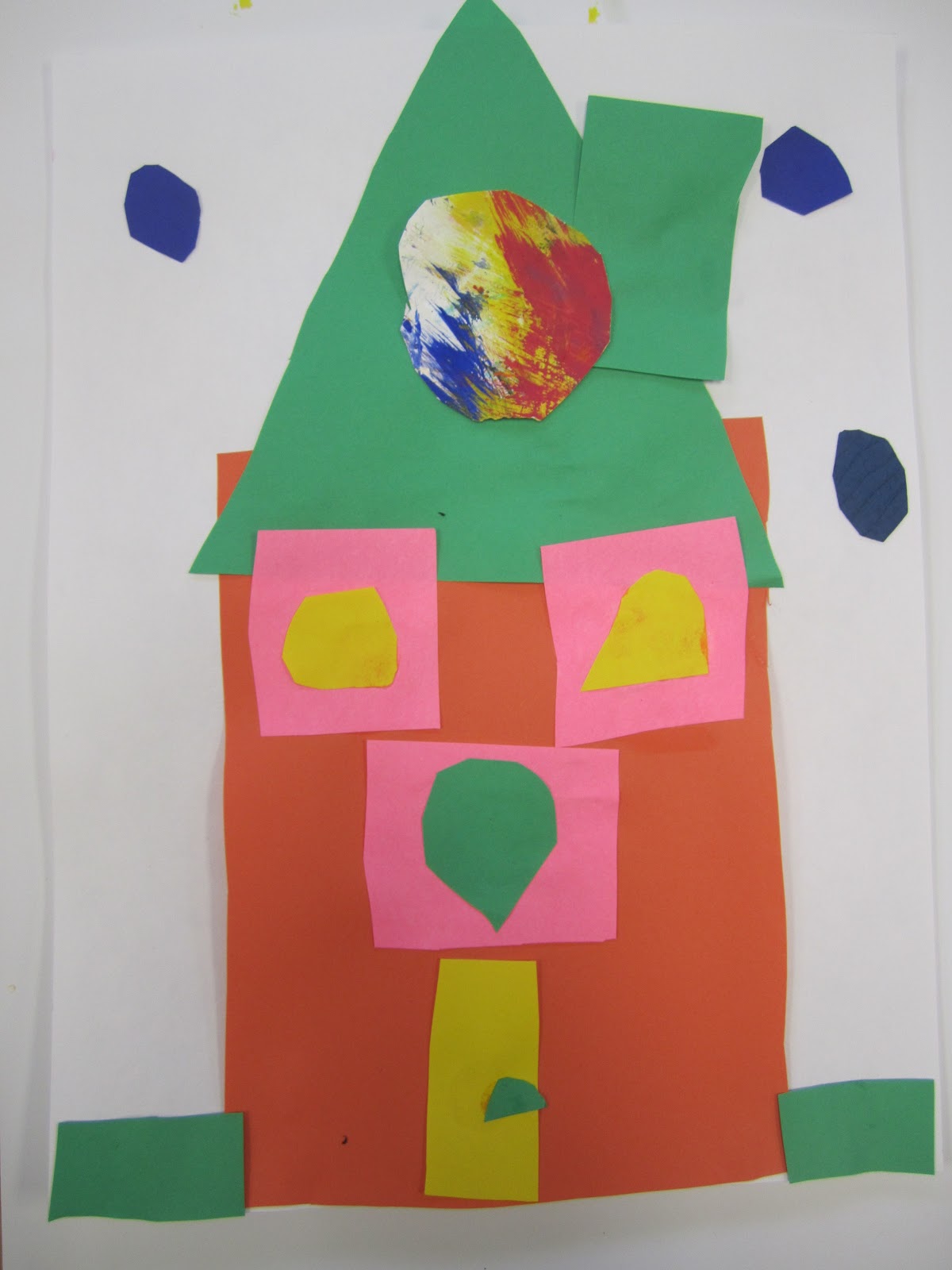 Think Create Art: Dream House Collage- 1st Grade