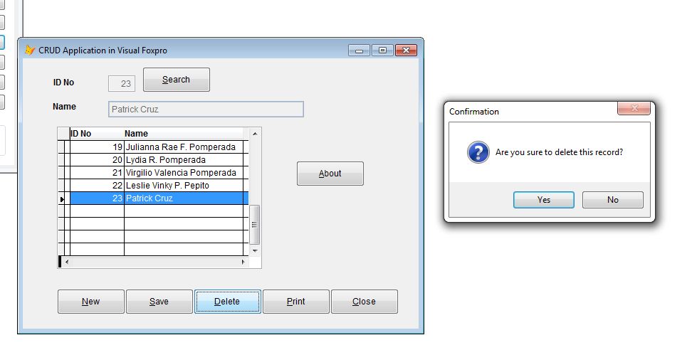 Free Programming Source Codes And Computer Programming Tutorials Crud Application In Microsoft