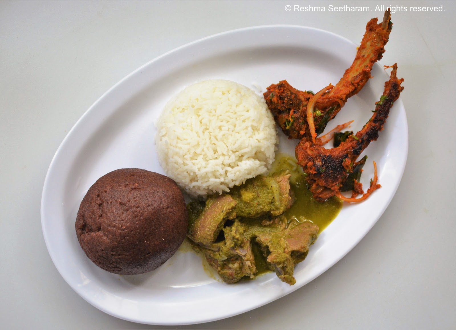 Red chili mutton chops recipe!