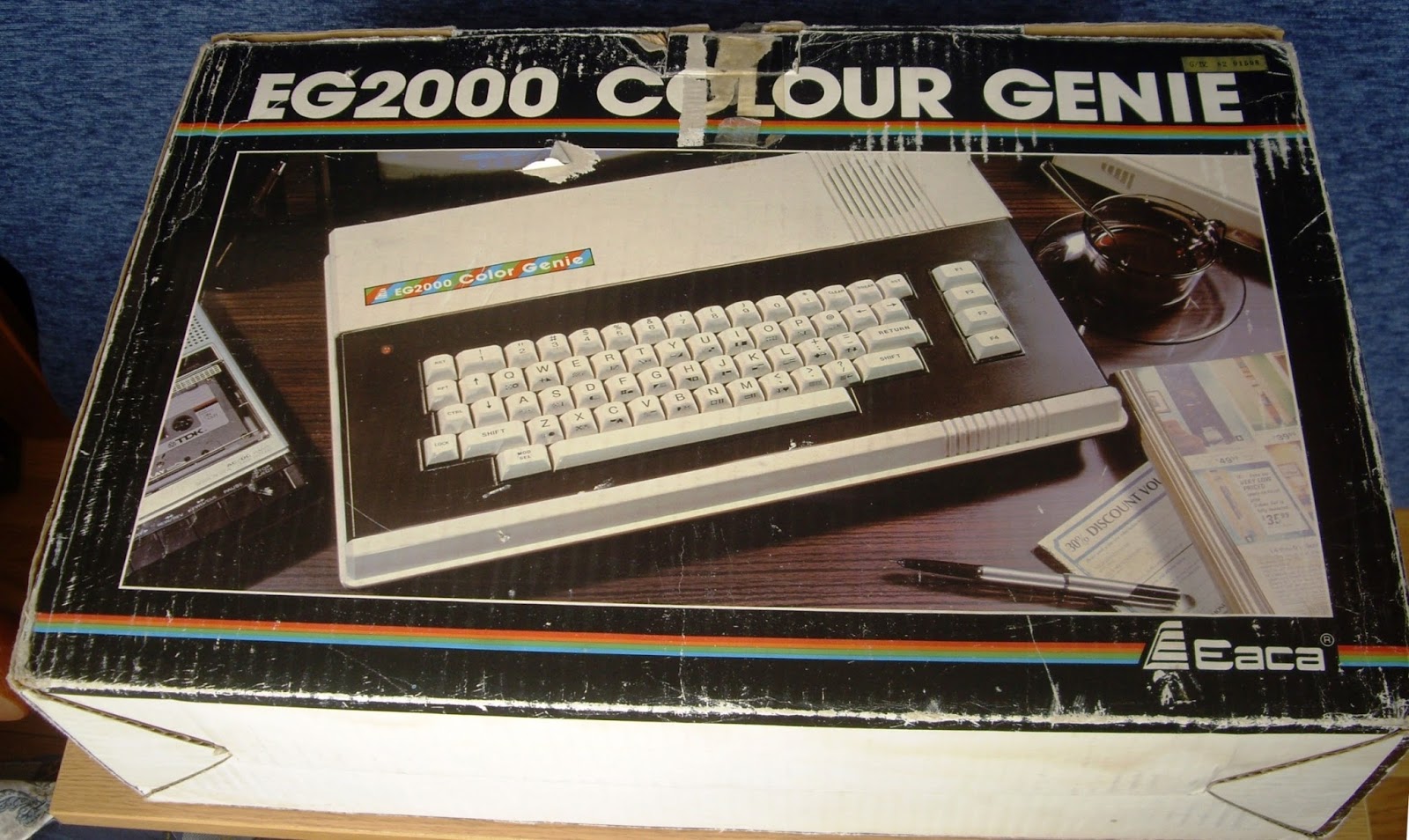 Retro Ordenadores Orty: Ordenador EACA EG 2000 Colour Genie (1982)