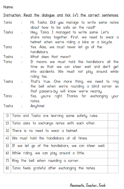 Passionate Teacher Tools: Safety Rules Dialogue (With Interactive ...