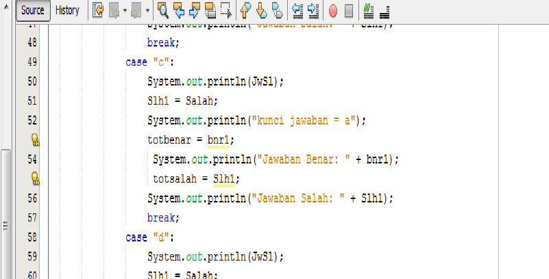Tutorial membuat soal pilihan ganda menggunakan array 1 dimensi pada ...