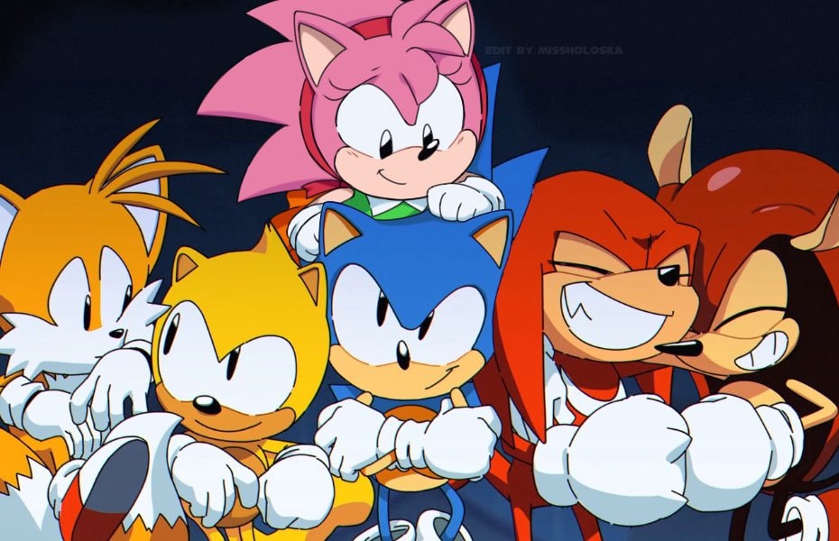 La casita de Amy Rose: FONDOS: Sonic Mania Plus.