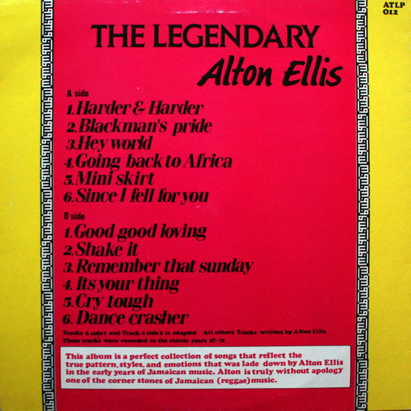 Compartilhando Reggae: Alton Ellis