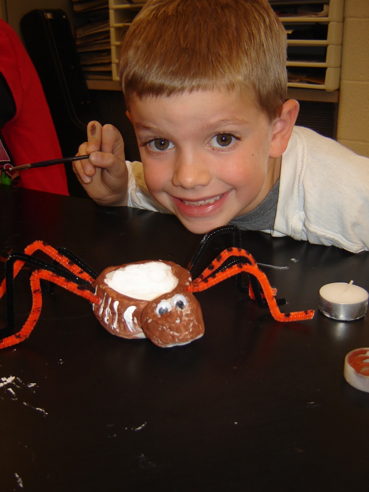 Jamestown Elementary Art Blog: 2nd Grade Clay Spiders