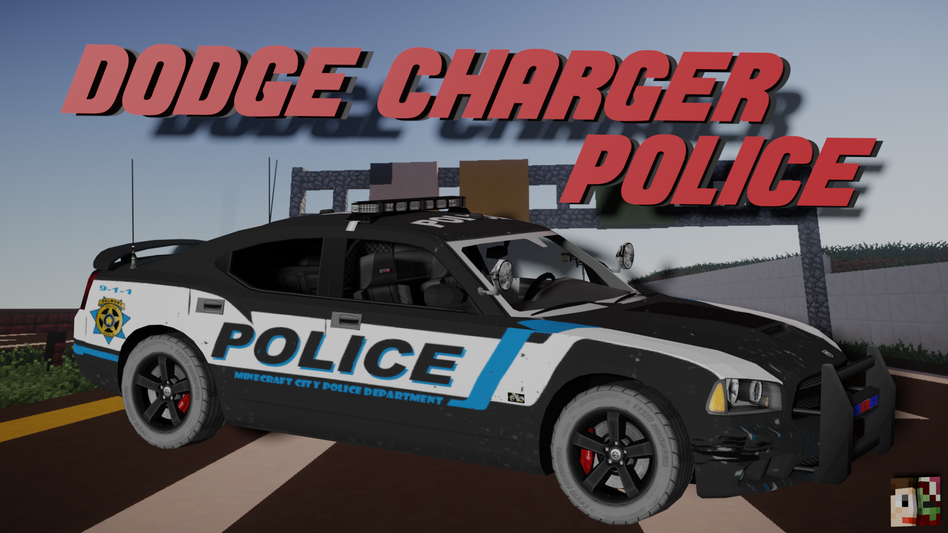Dodge Charger Police | Minecraft Car Addon