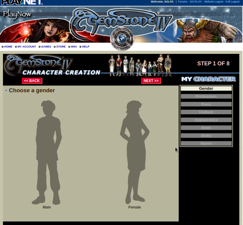 These Old Games: Simutronics Gemstone IV F2P Review Part 1