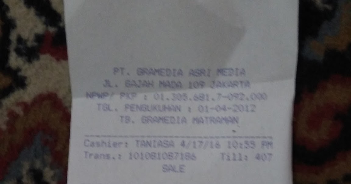 TUGAS ERP Batch 7: #ERPT07F- UTS Analia Struk /Transaksi/ Nota ...