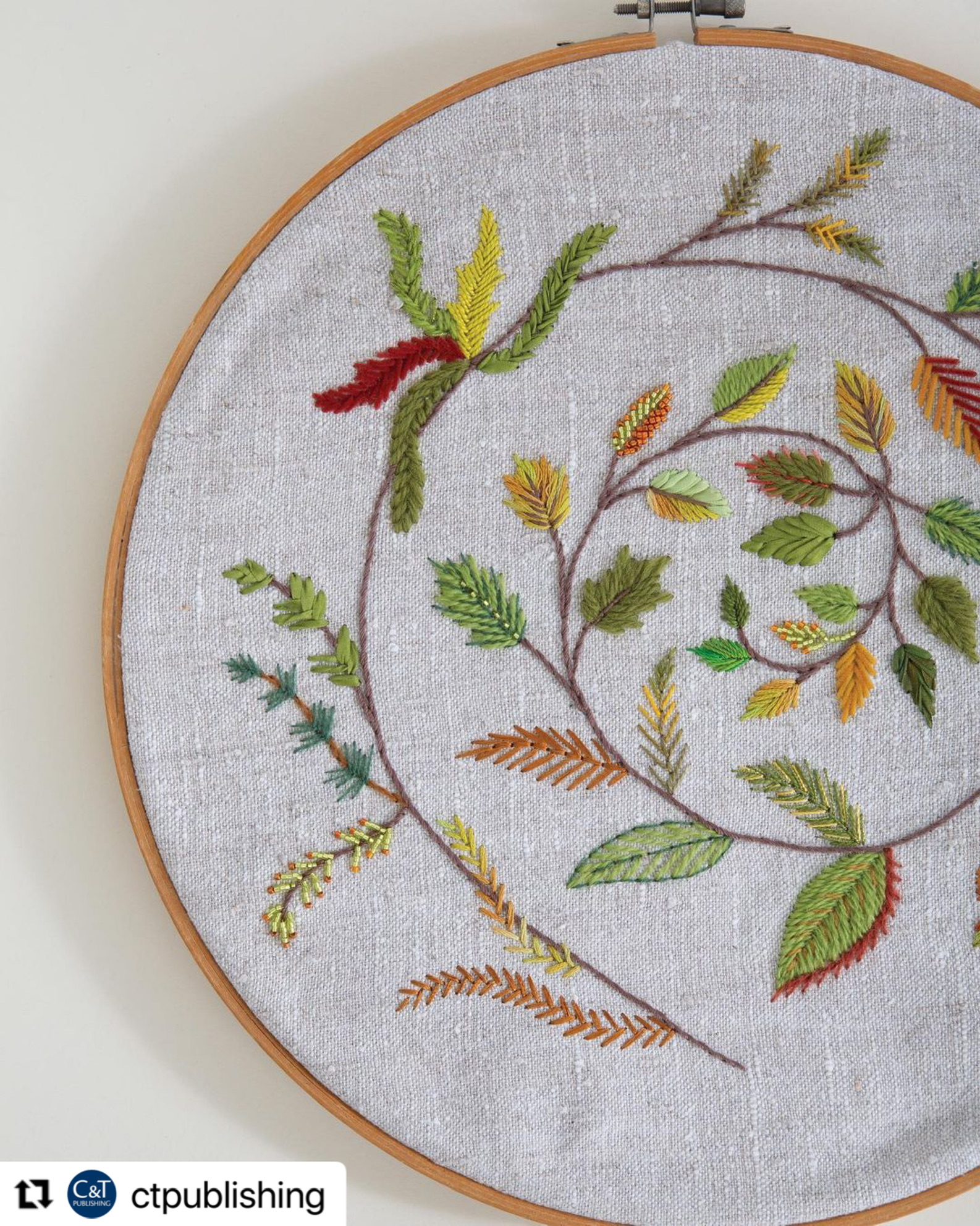 English paper piecing and embroidery - a few of my favorite things!