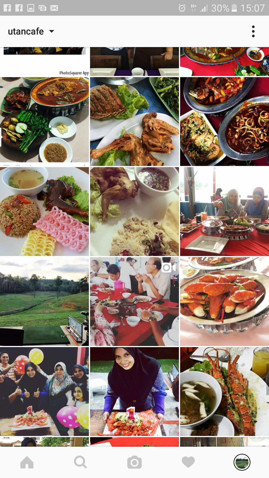 lolap rock hill: utan cafe salak tinggi menu makanan terbaik panas