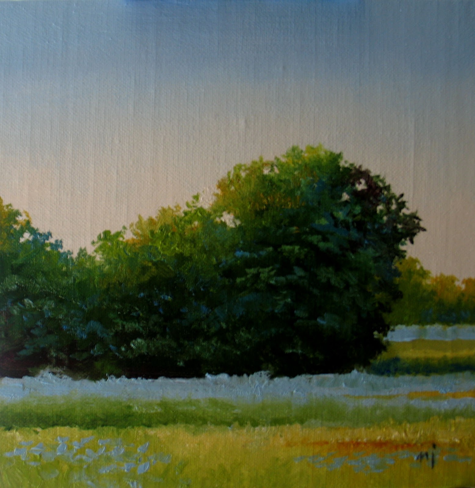 Nel's Everyday Painting: Simple Landscape - SOLD