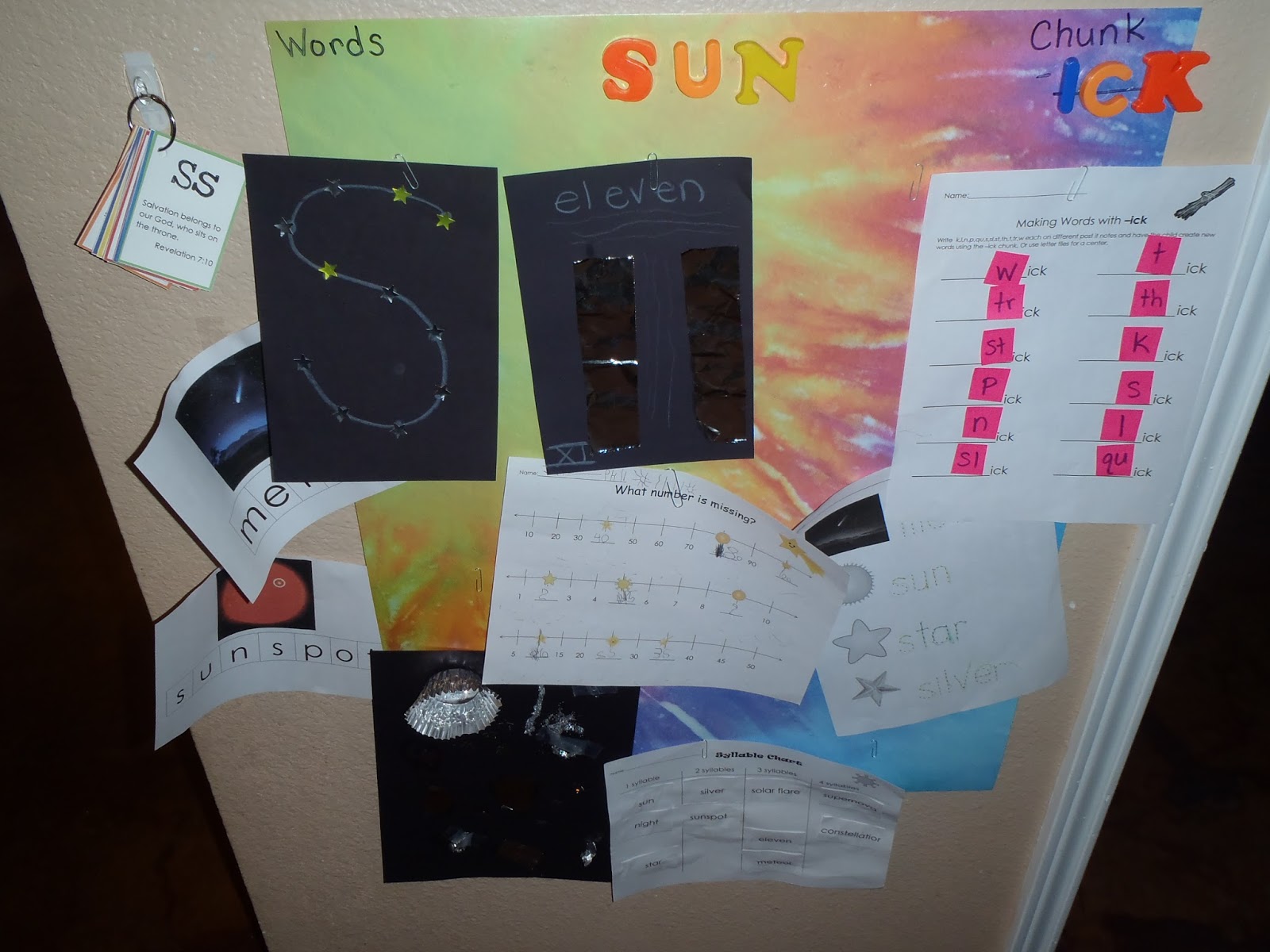 City Teacher Goes Country: Letter S - Sun/Star, Silver, #11