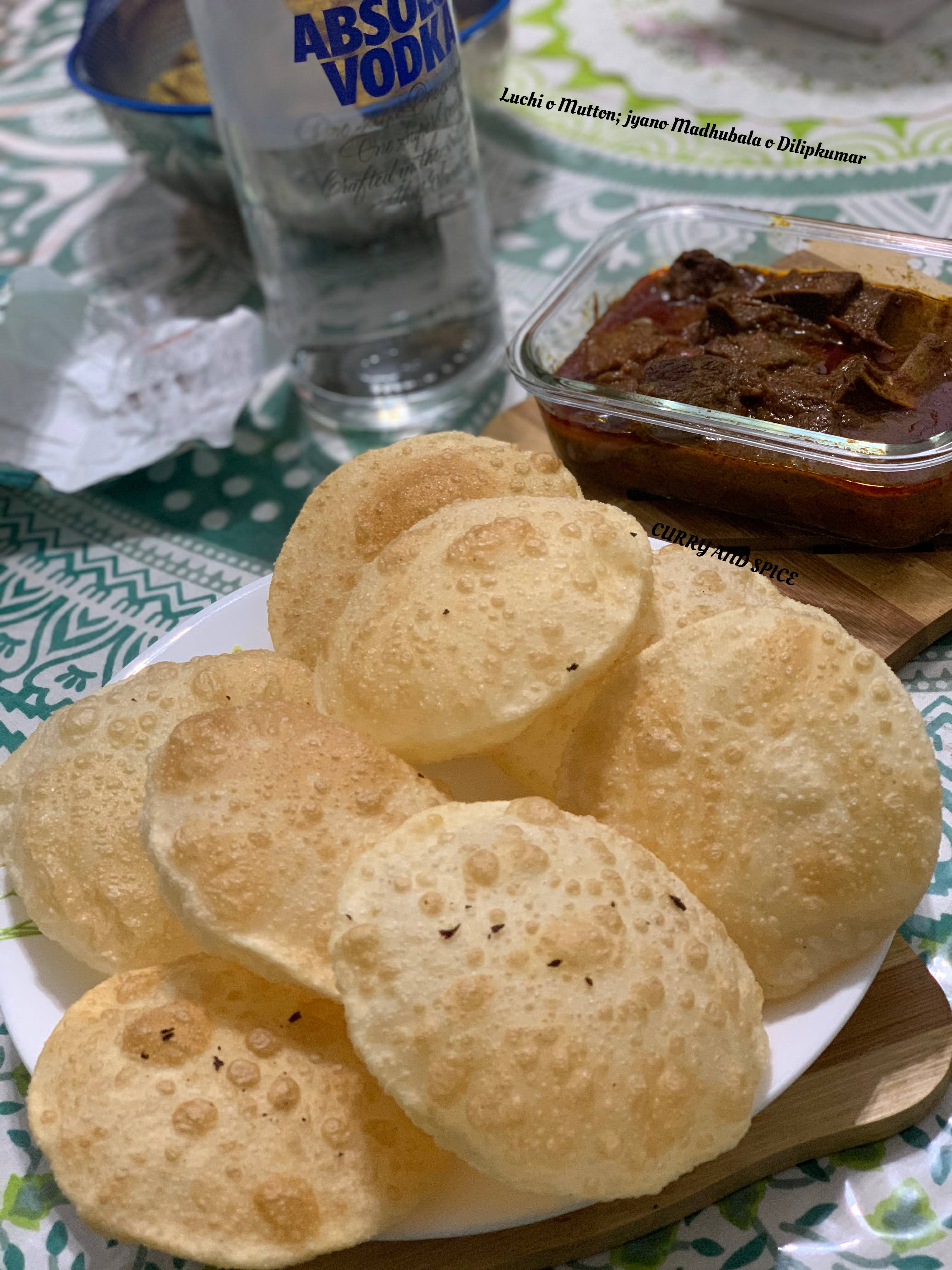 CURRY AND SPICE: GATHI KOCHU CHINGRIR BHARTA