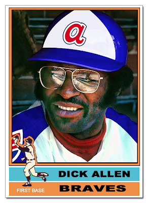 Dick Allen Hall of Fame: Cards That Never Were: 1976 Dick Allen Atlanta ...