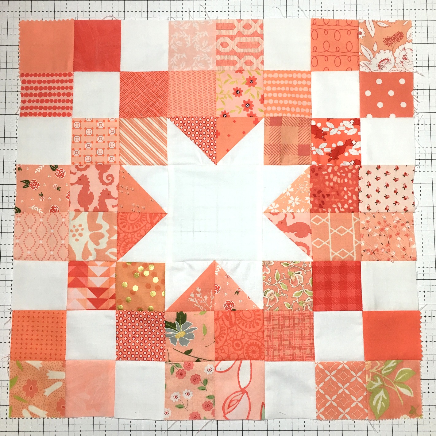 Happy Quilting: Coral and Rose Scraptastic Stars!! (With images ...