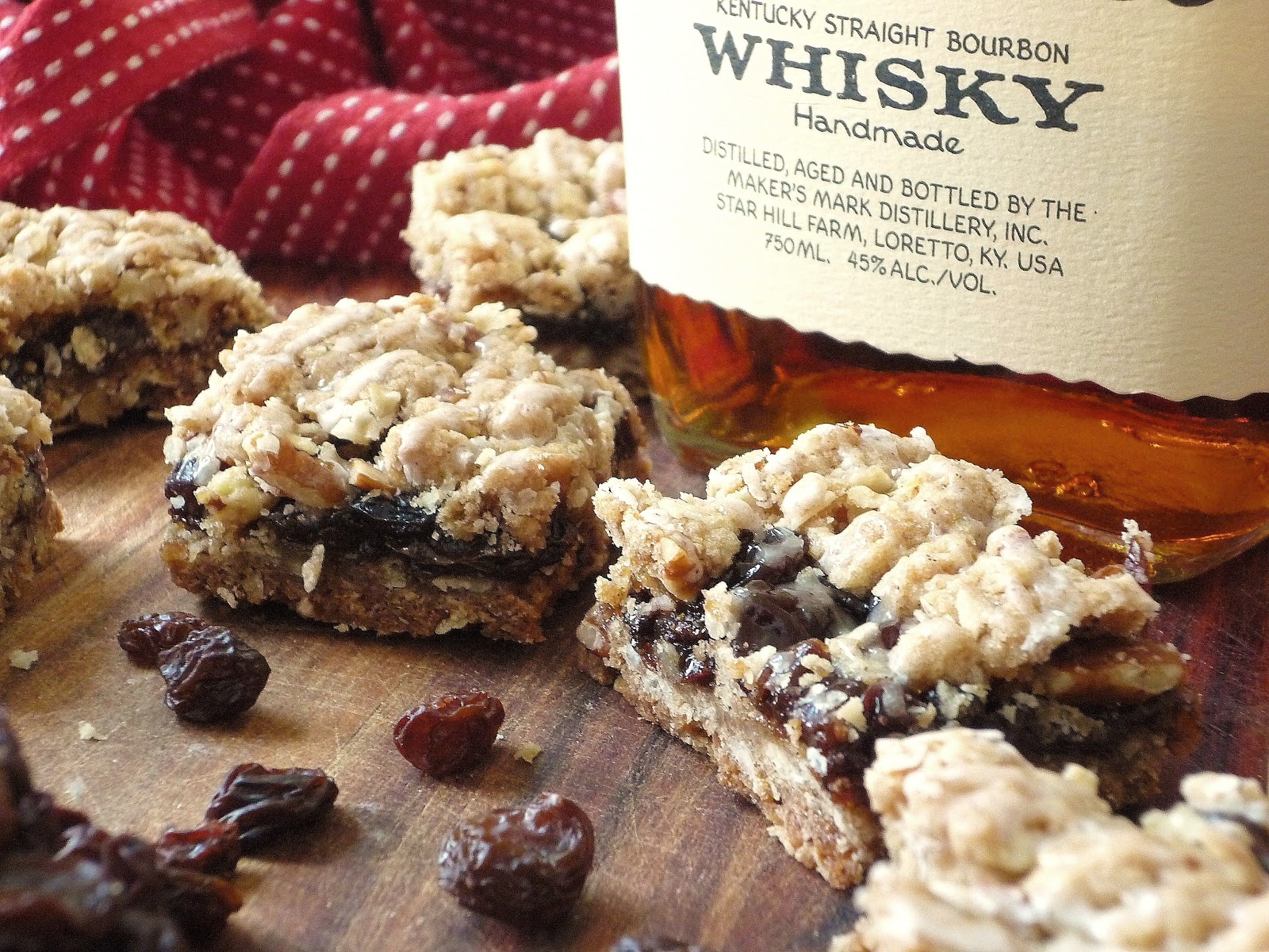 Being A Bear: 12 Days of Cookies: Day the Third( Bourbon-Raisin Bars ...