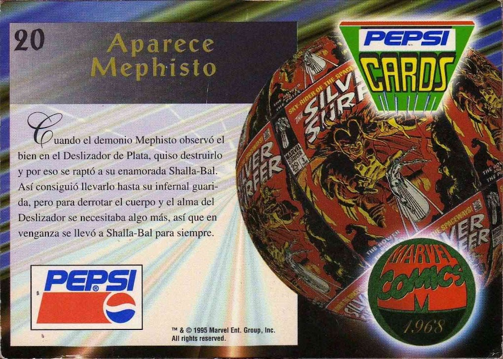 Todas las pepsi cards de Marvel