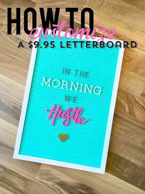 restlessrisa: DIY Customize Color Letterboard