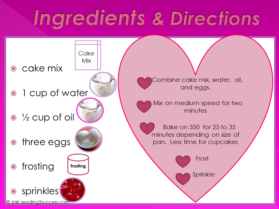 Reading2success: Valentines Day Baking and Crafting with Your Kids