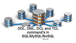 DDL, DML, DCL and TCL Commands in SQL/MySQL/NoSQL - CodeWorld19
