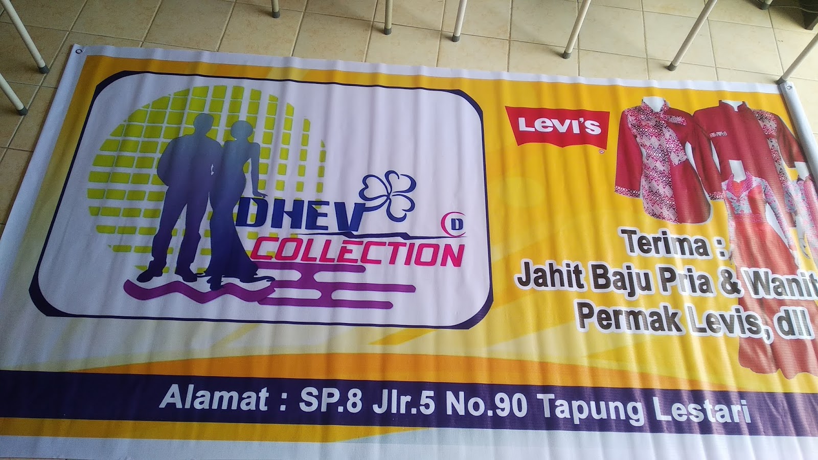 Spanduk Toko Jahit ~ Print Corner