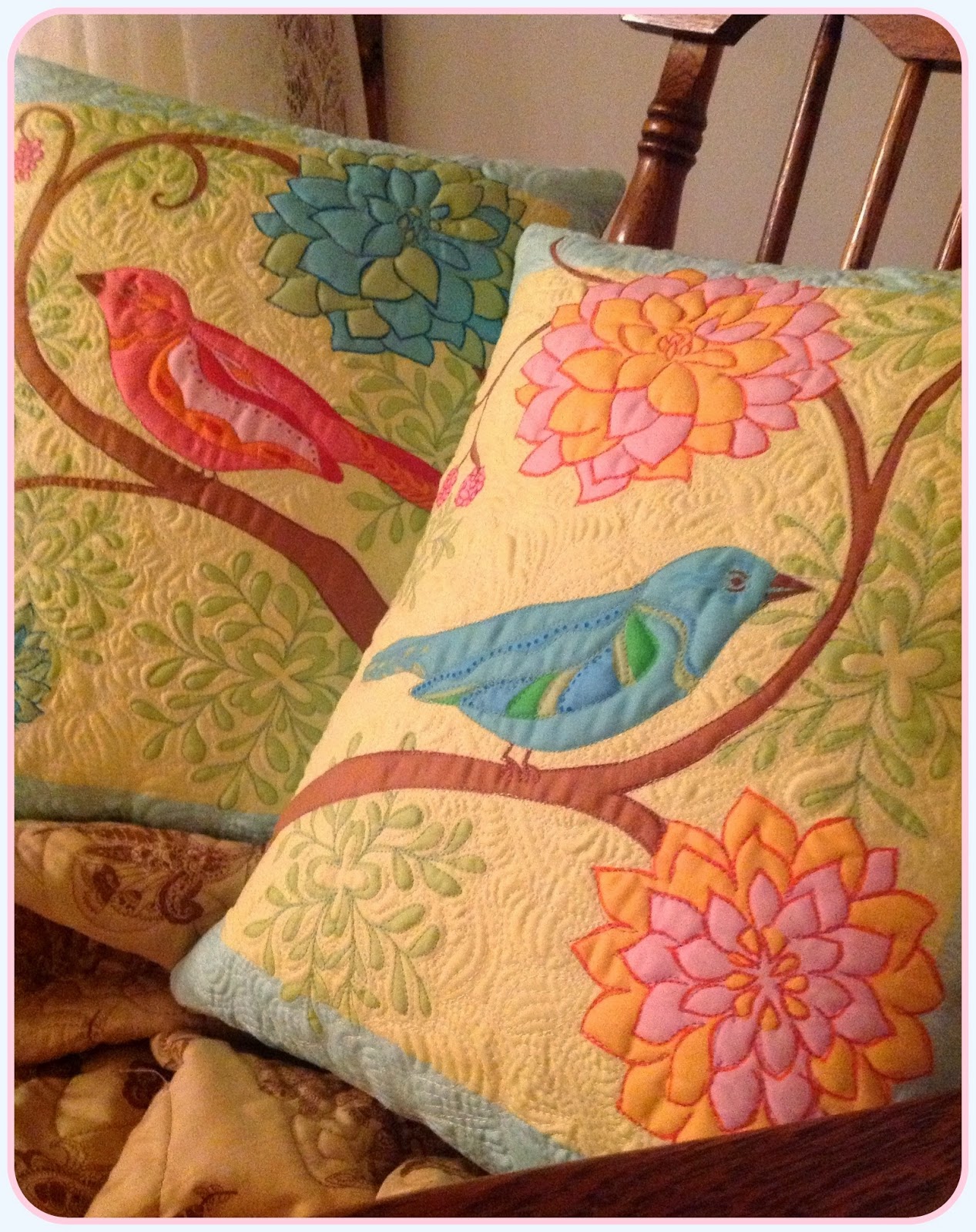 Karen's Quilts, Crows and Cardinals: Bloggers Quilt Festival - Quilted ...