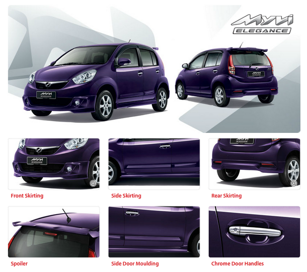 FesyenableWife : Booking Myvi Elegance Purple