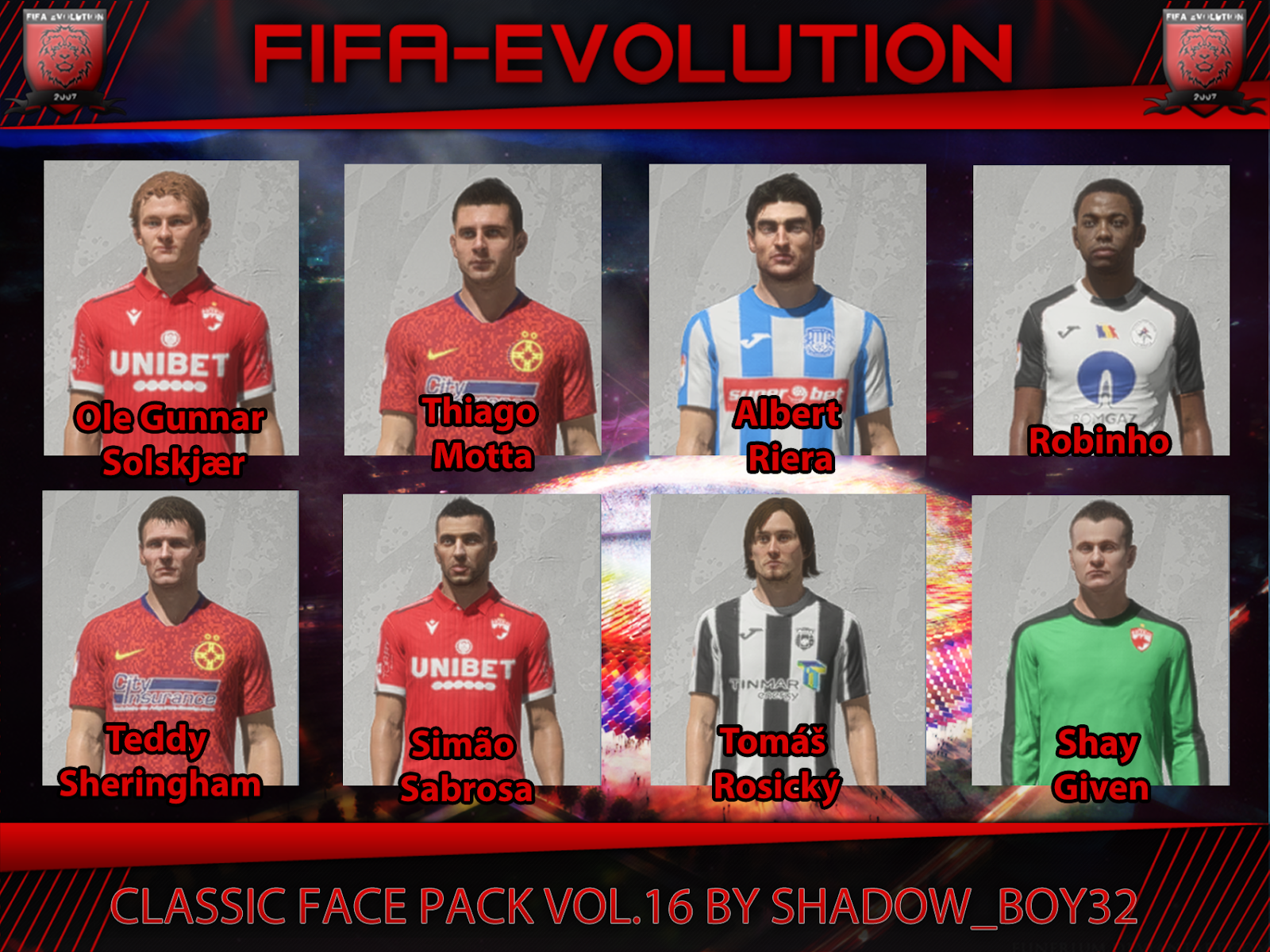 ShadowBoy32 Faces: Classic converted face pack vol. 16 by shadow_boy32