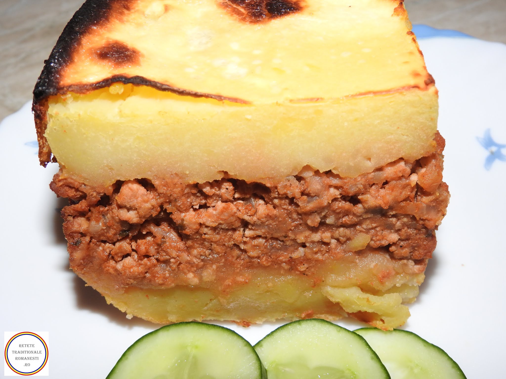 Musaca de cartofi piure reteta | Retetetraditionaleromanesti.ro