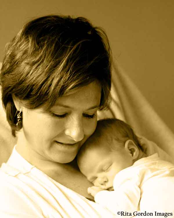 Rita Gordon Images: Christine & Baby John Ginnity Portraits