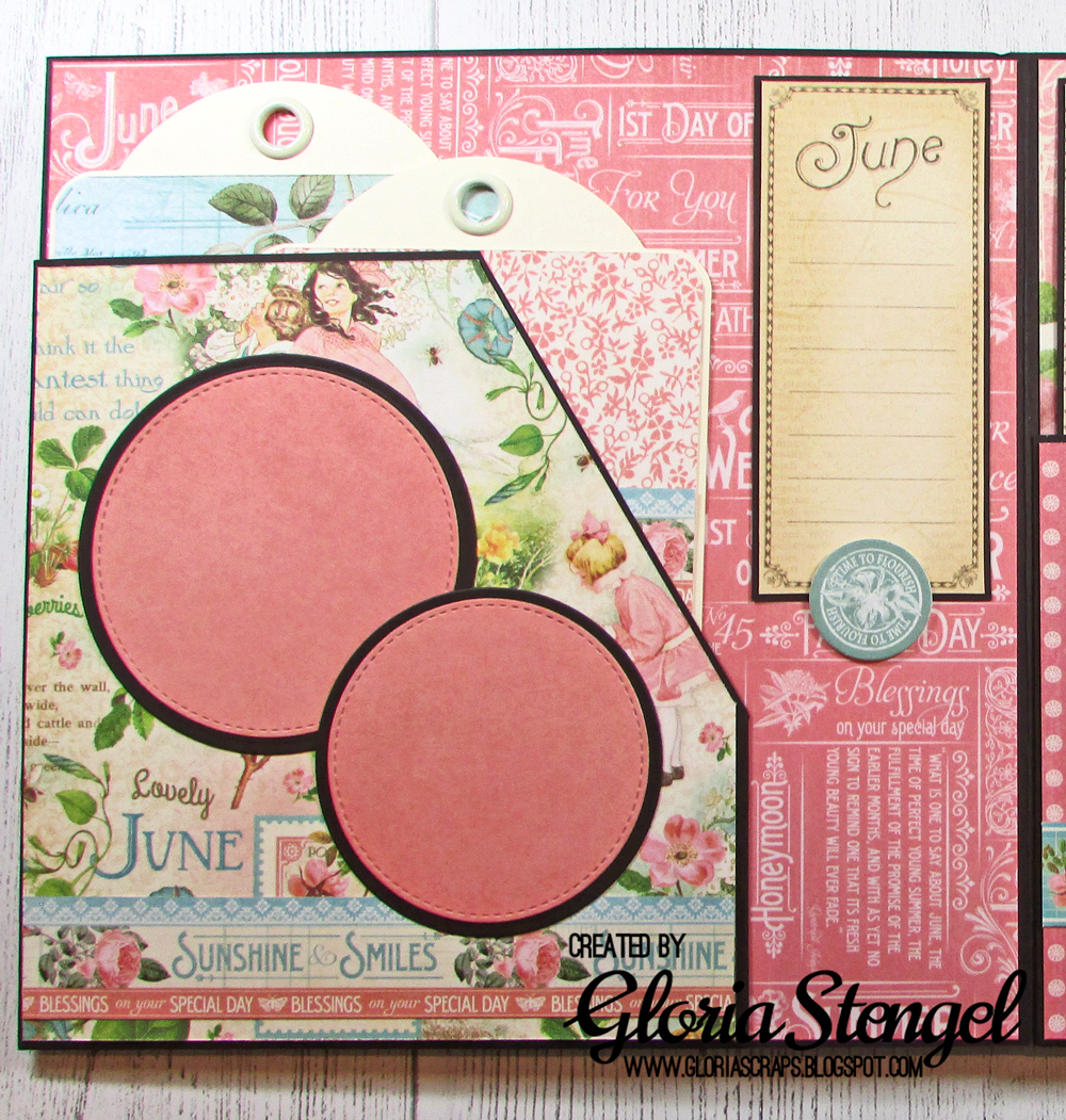 Scraps of Life: Graphic 45 Calendar Folio Series - June