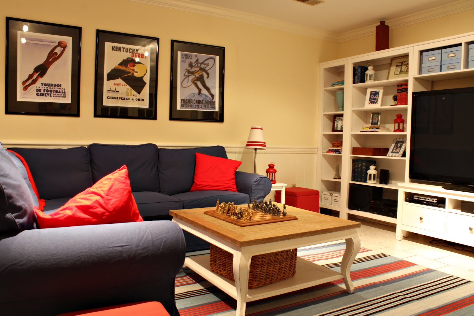 The Blue House Chronicles: 40th Birthday Basement Makeover