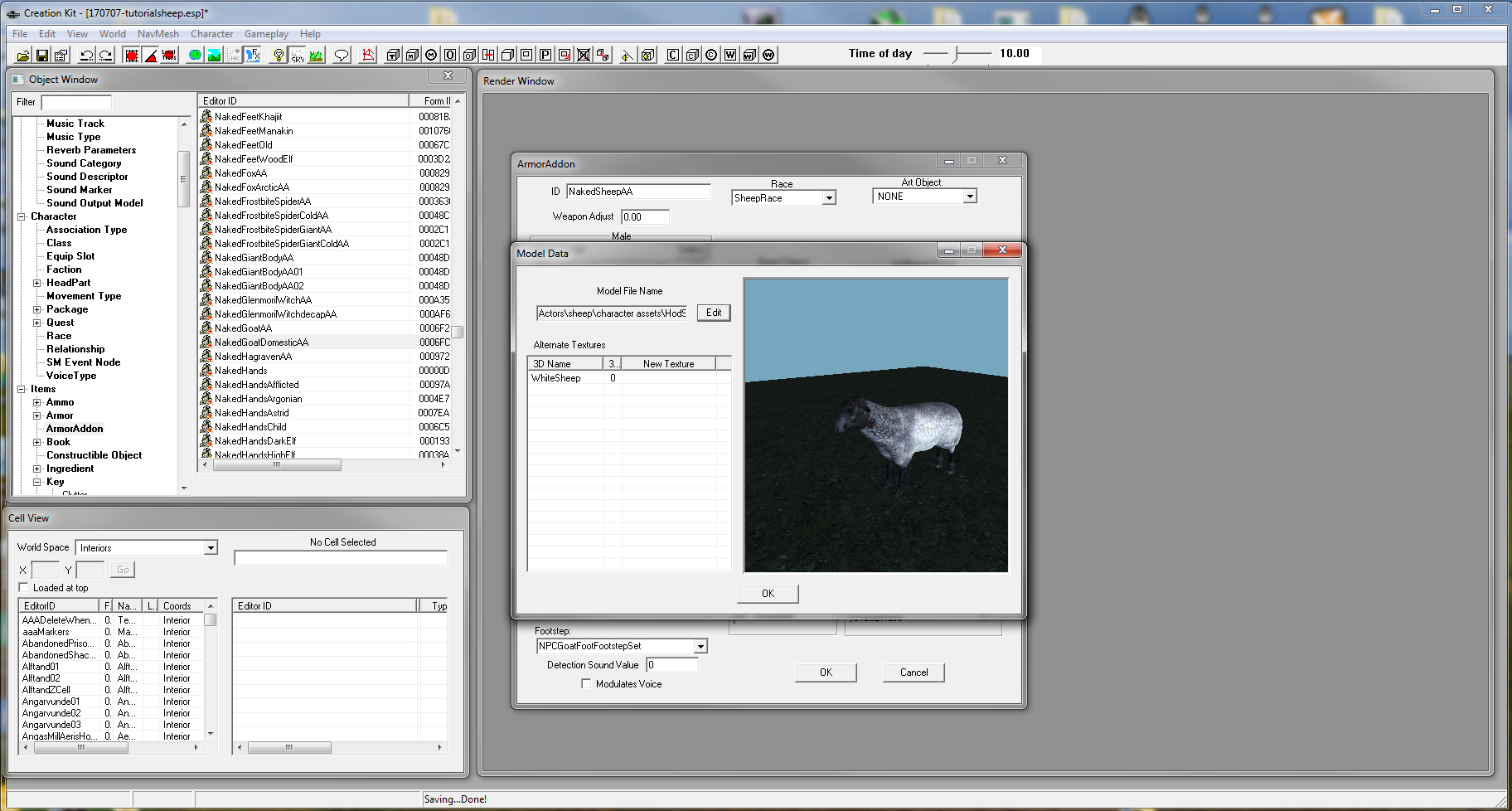 Hoddminir Mod Development: Adding a new creatures to Skyrim