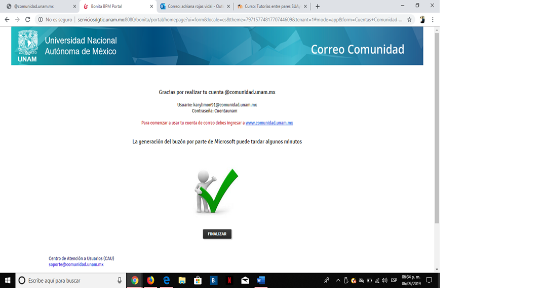 CORREO @comunidad.unam