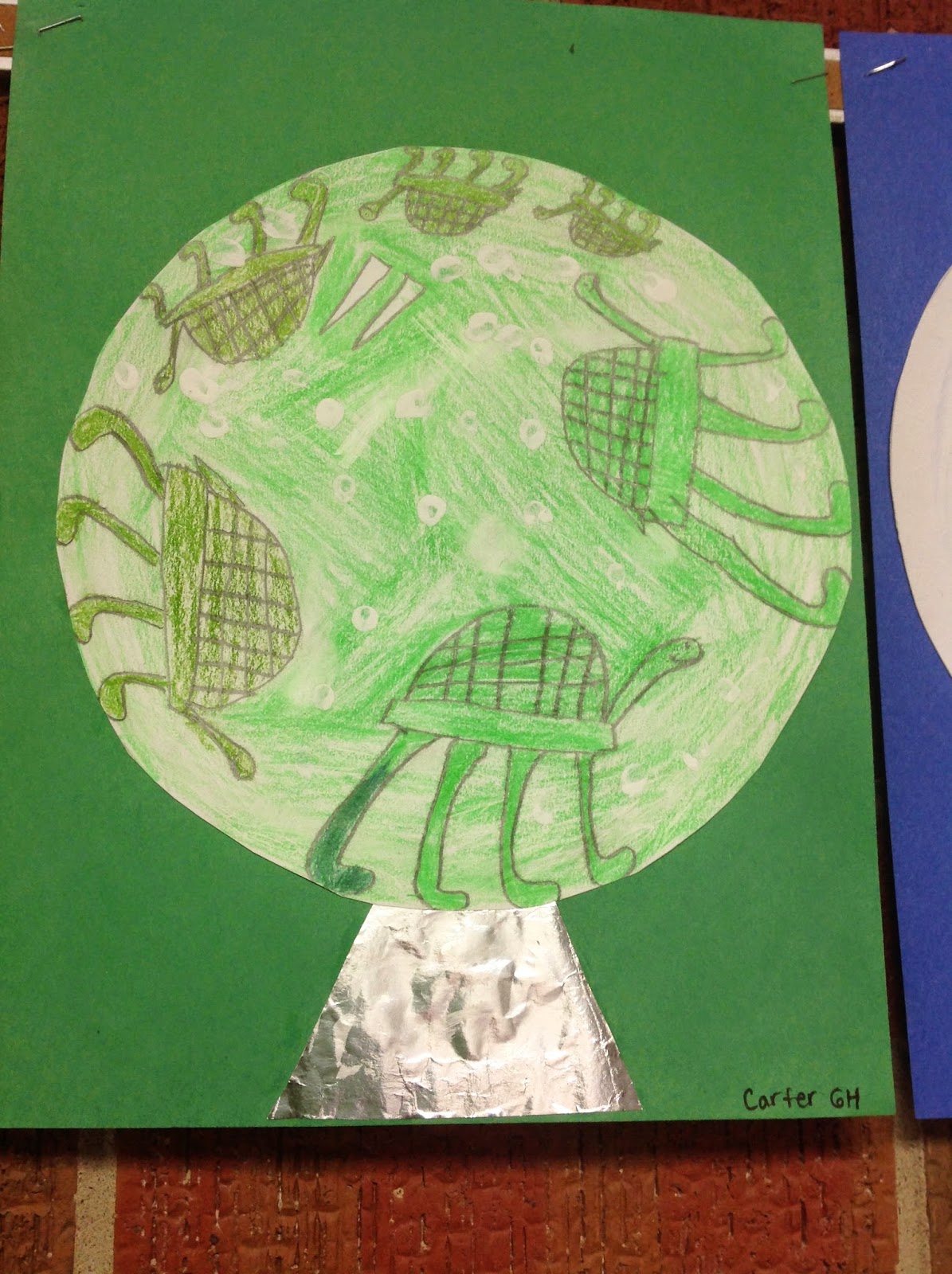 The Artsy Fartsy Art Room: 6th Grade Snow Globes