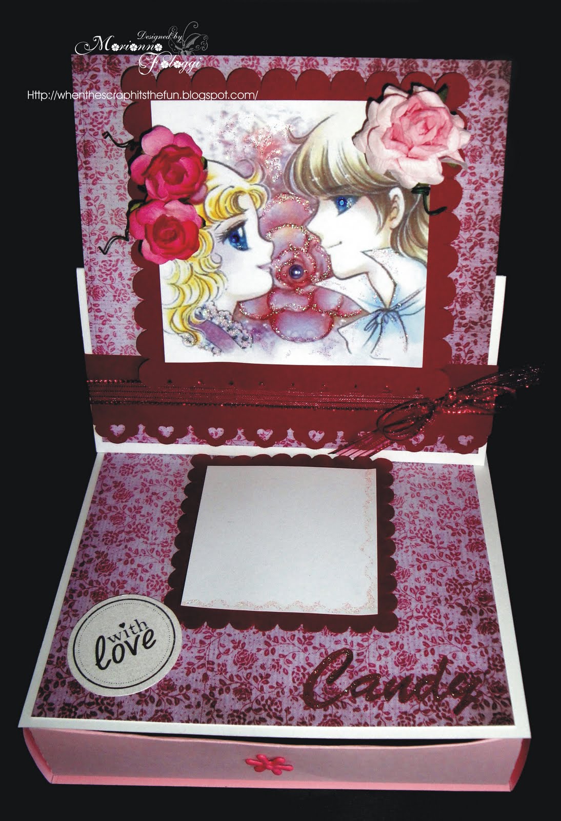 When the Scrap Hits the Fun!: Candy Candy box easel card and a freebie!!