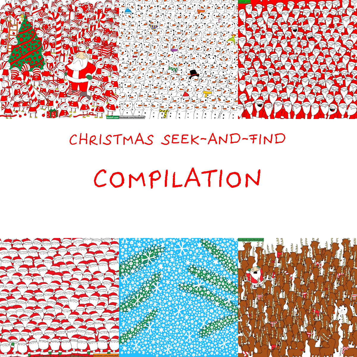 Christmas seek-and-find COMPILATION