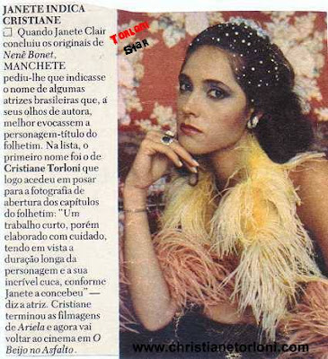Christiane Torloni - Nenê Bonet (1980) - Torloni Star