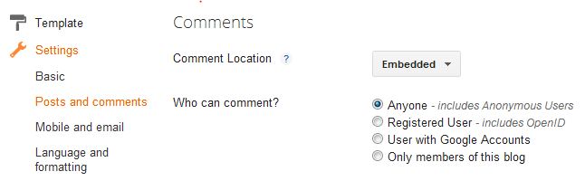 How To Activate Anonymous Comments in Blogger Blogs - OgbongeBlog