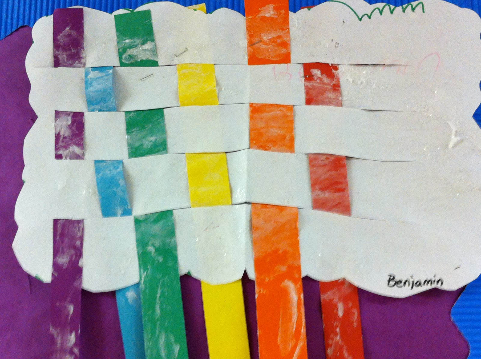 Primary Art: 1st grade weaving