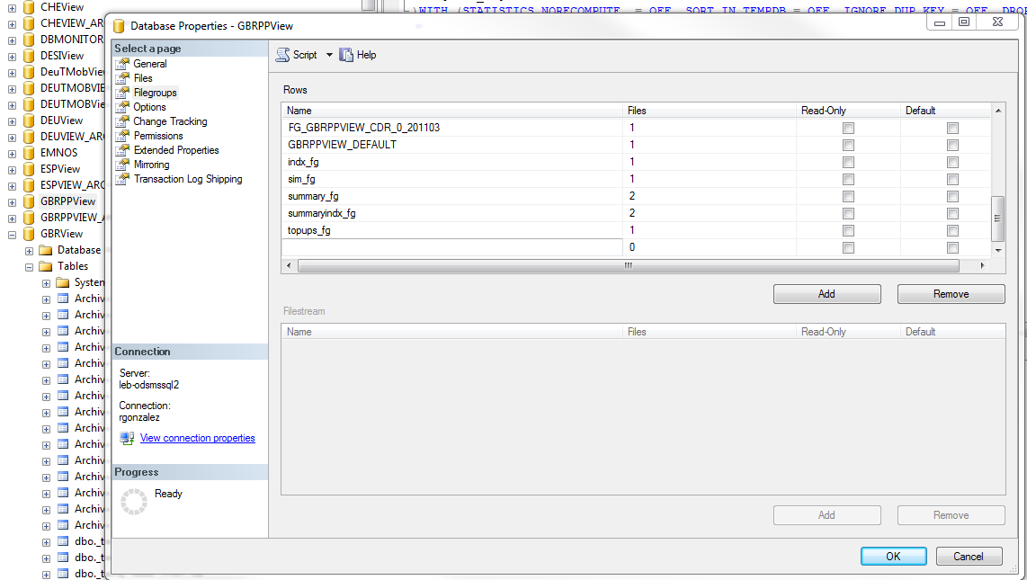 Dev Importants: Create Separate File Group to create Indexing
