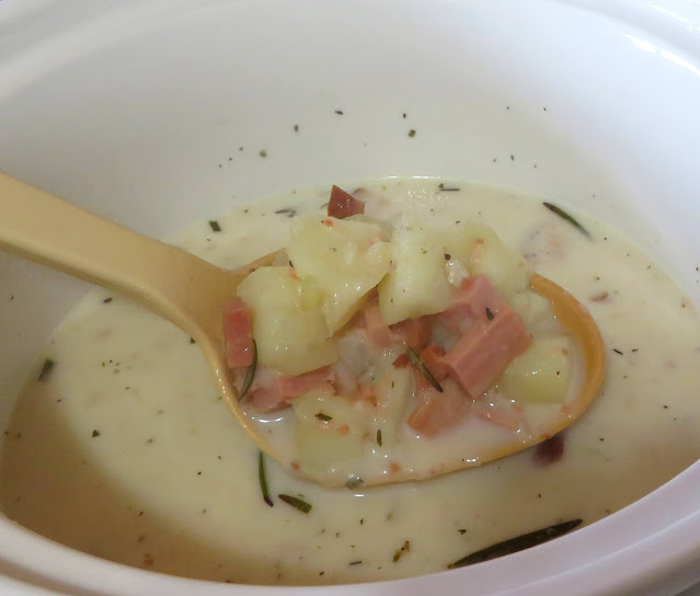 Slow Cooker Potato & Ham Chowder | The English Kitchen